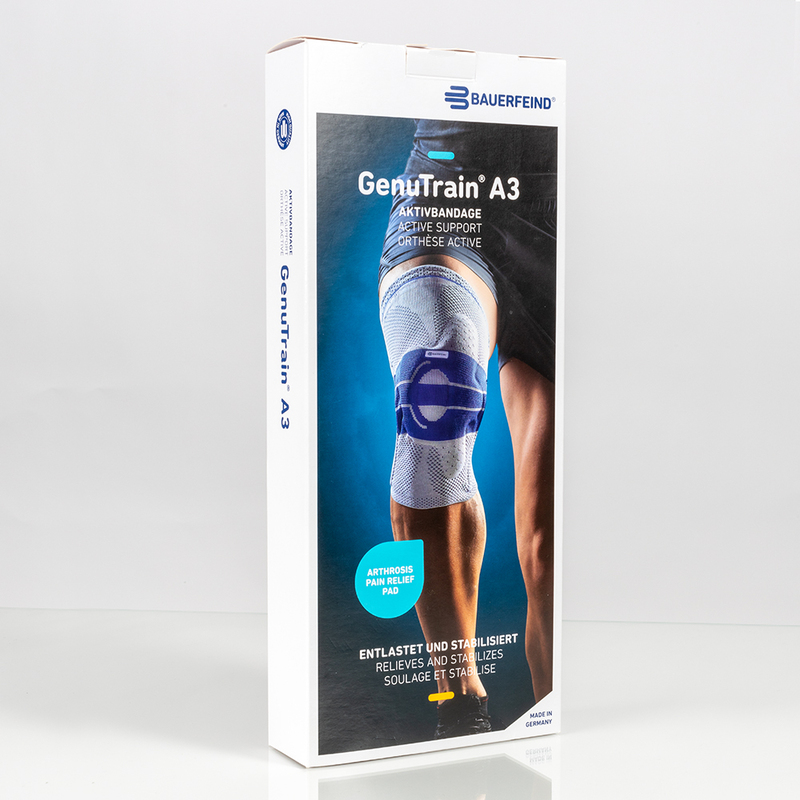 GenuTrain A3, knee brace, knee support, stabilize, chronic knee pain ...